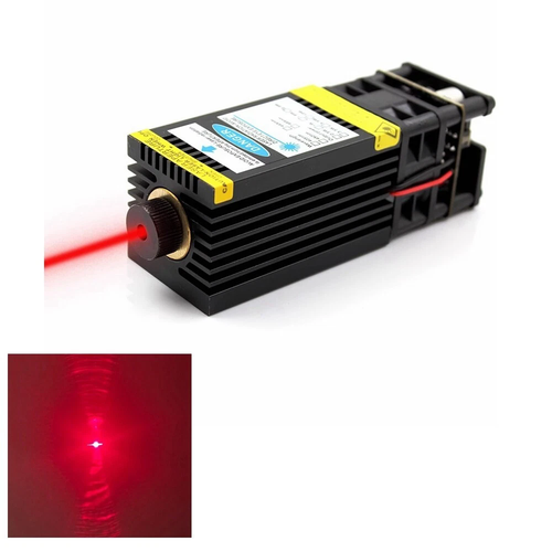 Focusable 635nm 638nm 1000mw Orange Red 1w Laser Diode Module DC12V PWM ...