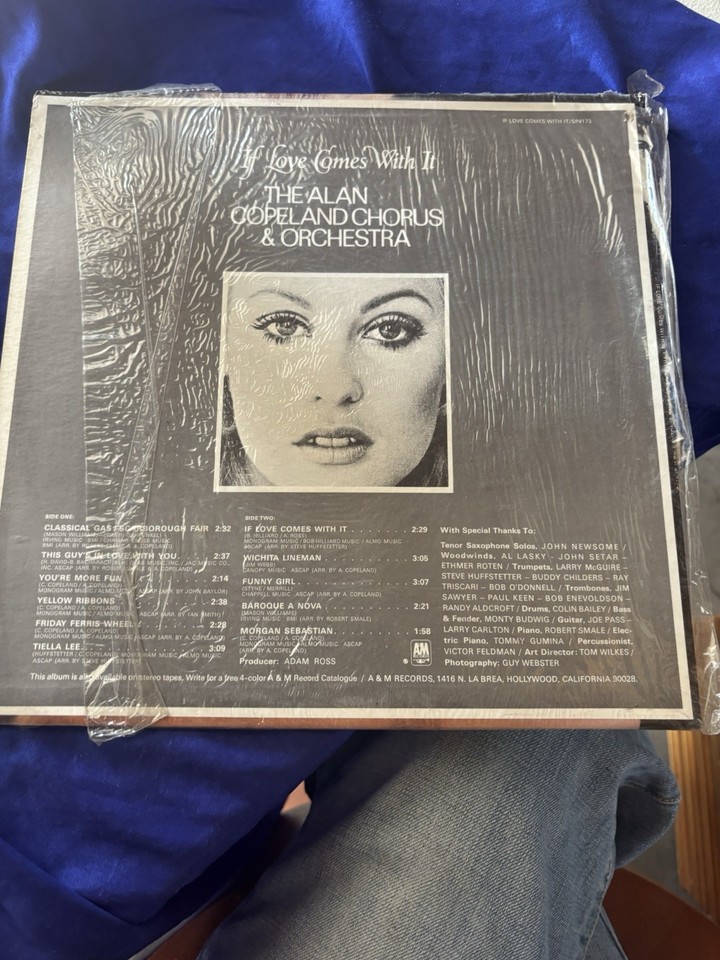 ALAN COPELAND SINGERS If Love Comes With It 1969 A&M AP-4173 1st EZ Pop ...