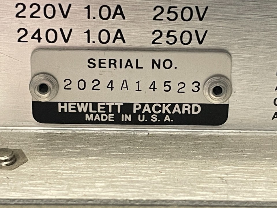 *TC* HEWLETT PACKARD 5328A 500MHZ UNIVERSAL COUNTER (JMS103) | eBay
