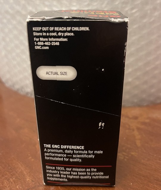 60ct GNC Men's Staminol Daily Sexual Health Capsules Exp 3/2023 for ...