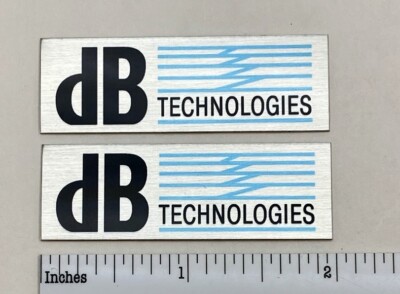 dB Technologies Speaker Grill Badge Logo Pair Emblem Custom Made ...