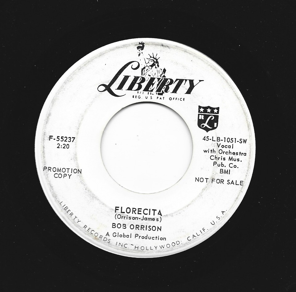 ROCKABILLY bw/ TEEN 45 -BOB ORRISON - SARAH LEE - HEAR- 1960 PROMO ...