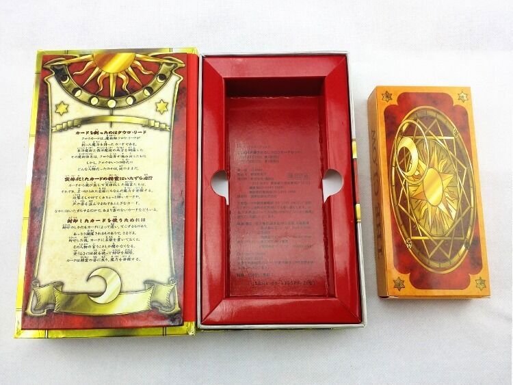 56pcs Cardcaptor Sakura Clow Cards Sets Gold Clow Book Box Christmas ...