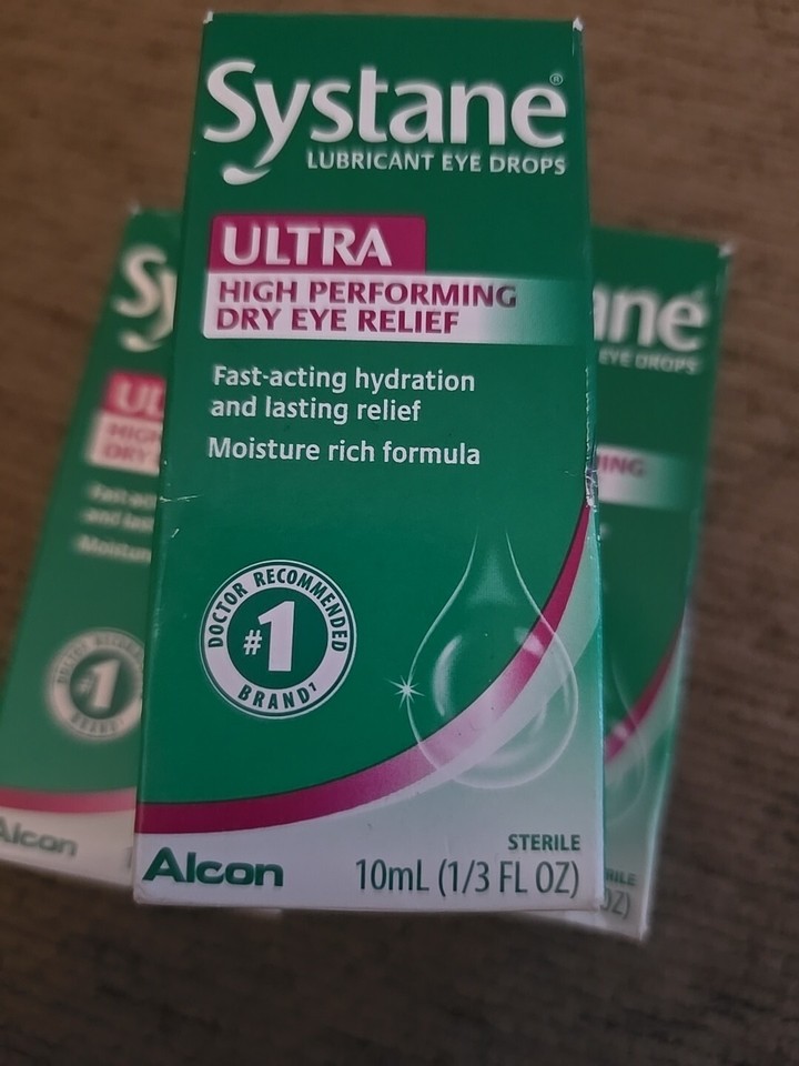 3 Box Alcon Systane Ultra High Performance Dry Eye Relief .34 (K38) | eBay
