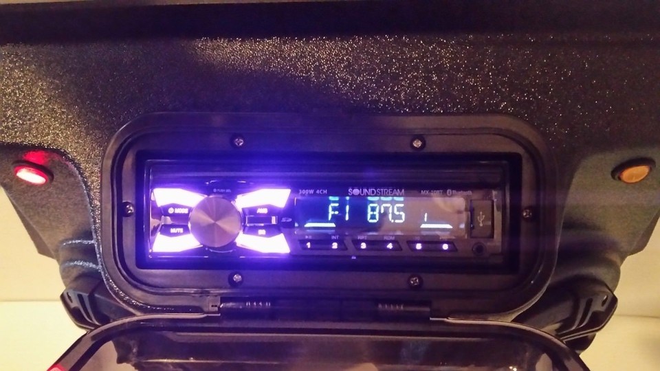 NEW Overhead Stereo Radio Console UTV Polaris RZR Ranger General 6.5 ...