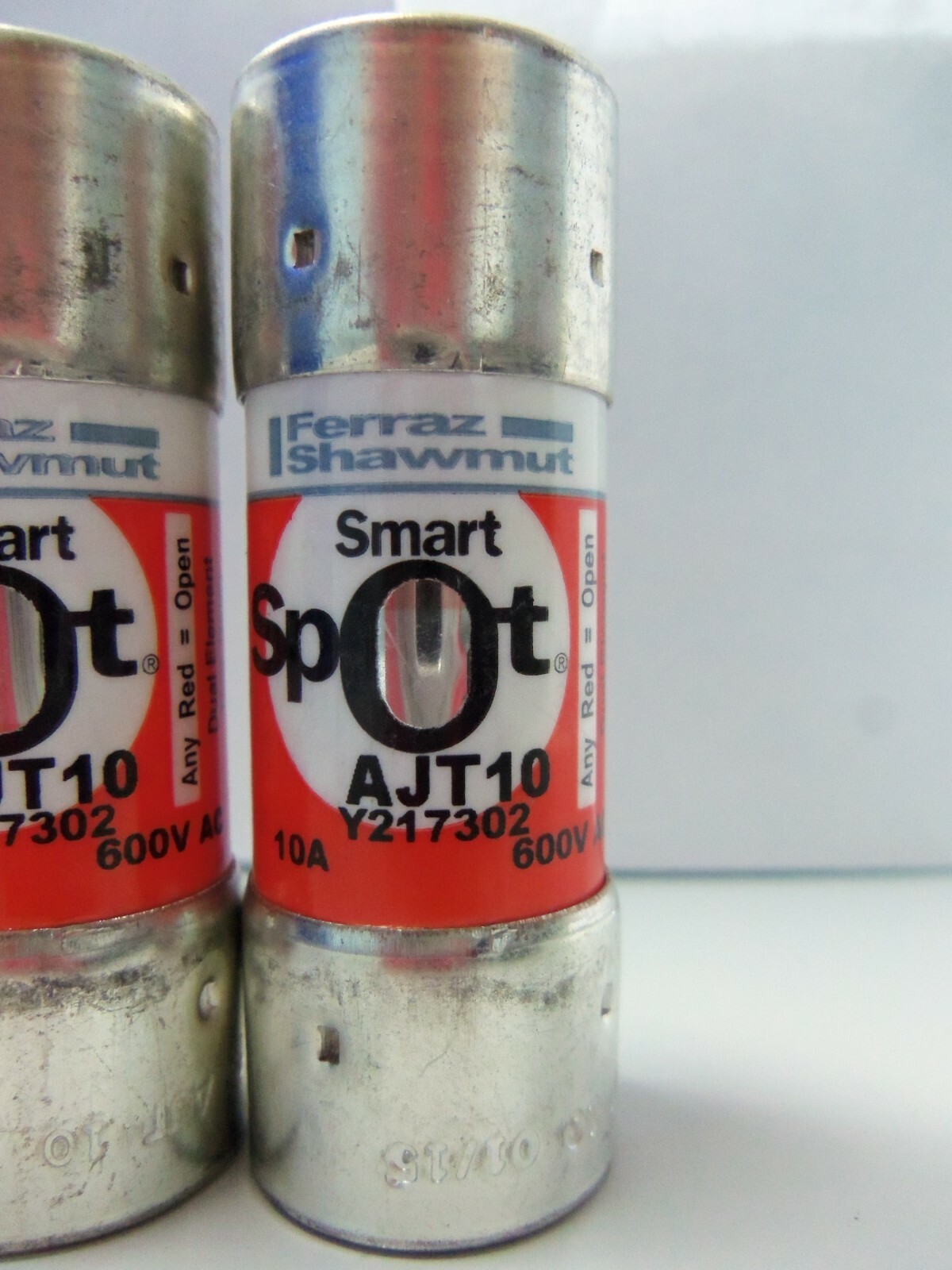 New Lot Ferraz AJT10 Amp Fuses Smart Spot LPJ 10SP Class J 600V NEW ...