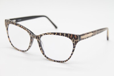 BEBE BB5210 209 LEOPARD ANIMAL BLACK AUTHENTIC EYEGLASSES 53-16 | eBay