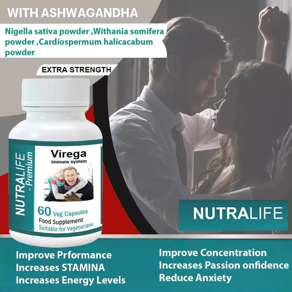 Vigra Virega Sex Virility Potent,Stamina,Strength, Performance ...