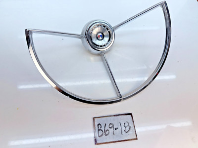 OEM 1964 Ford Fairlane 500 Chrome Steering Wheel Horn Ring C40A-13A800 ...