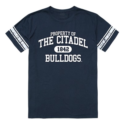 The Citadel University Bulldogs NCAA Property Football T-Shirt | eBay
