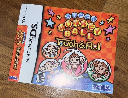 Super Monkey Ball Touch & Roll [Nintendo DS] Cover Art Insert Only ...