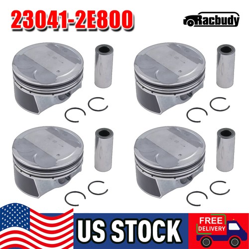 STD Engine Pistons Rings Kit 23041-2E800 For 2017-2018 Hyundai KIA ...