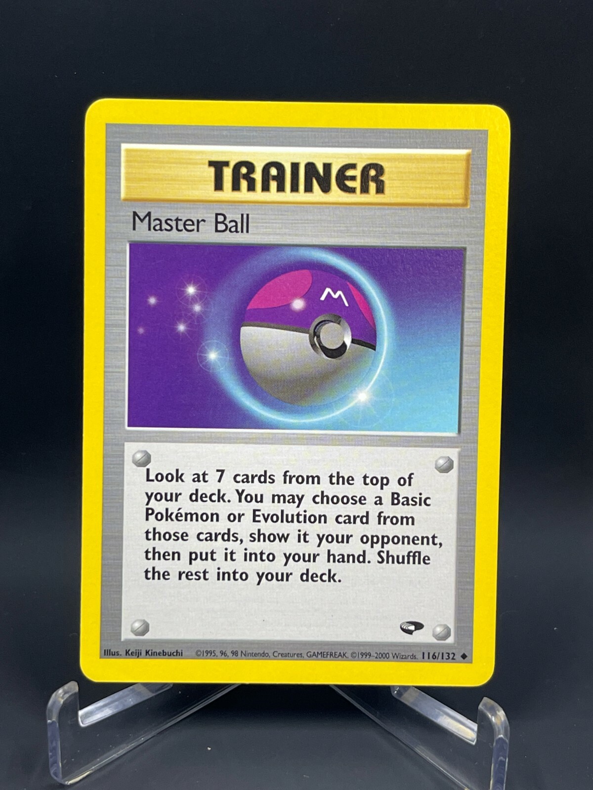 Pokémon Gym Challenge Trainer Master Ball 116/132 Regular VLP | eBay