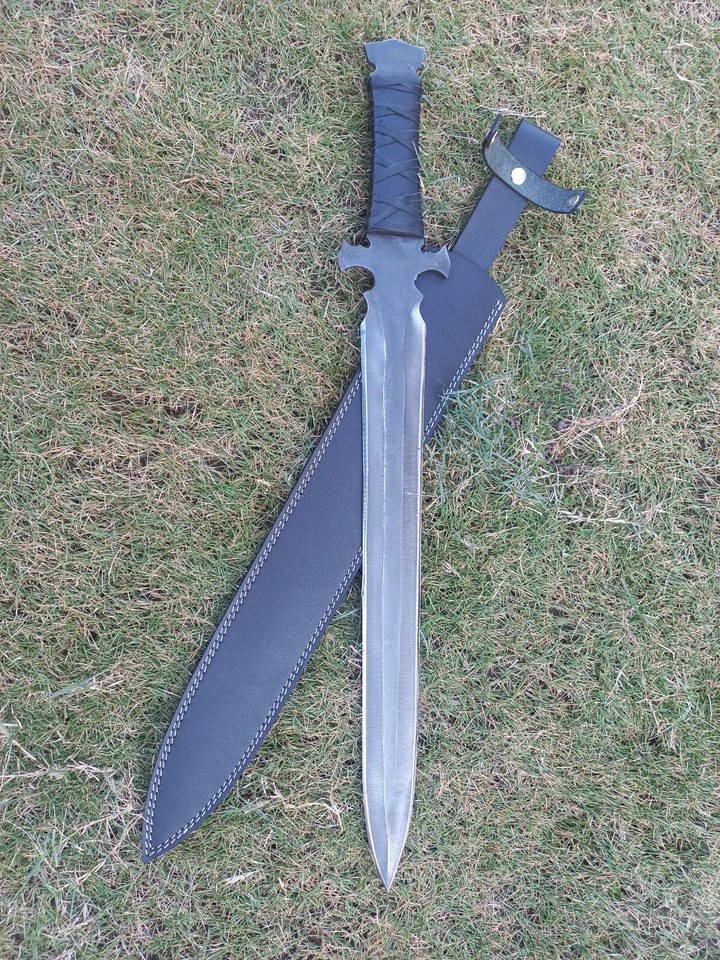 Custom Handmade Tool Steel Blade Hunting Zombie Tool THE LORD SWORD ...