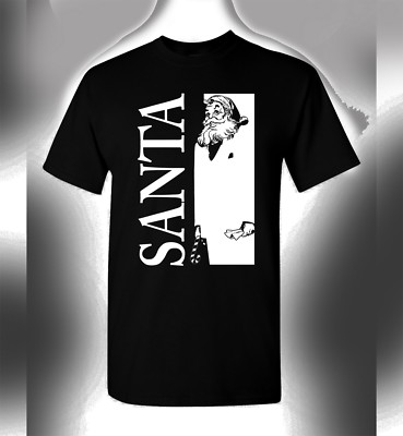 Bad Santa Christmas T-shirt Scarface Crossover Original Gangsta Funny ...