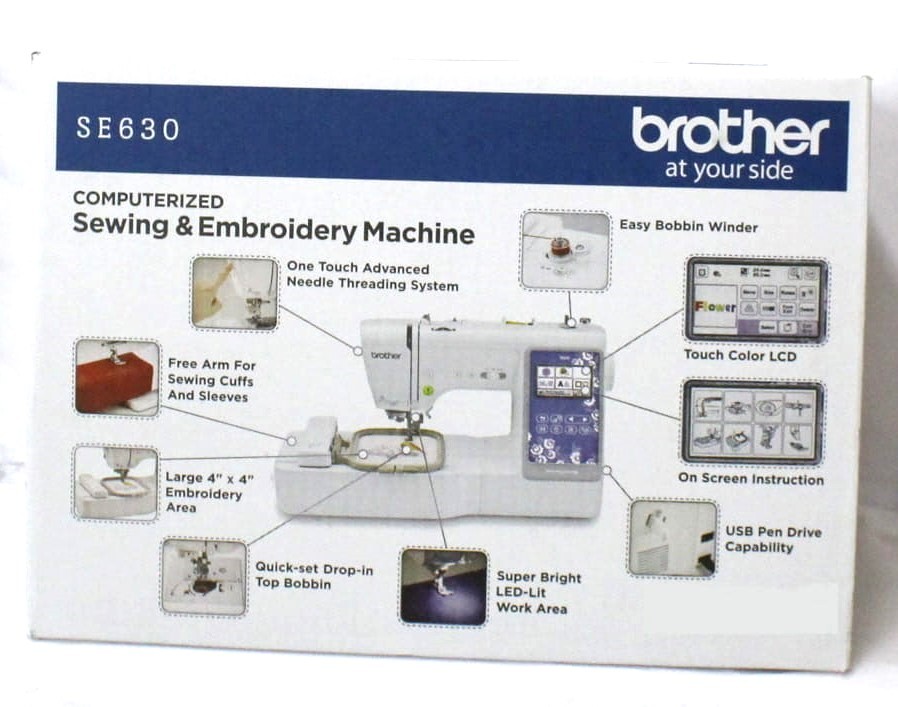 Brother Computerized Sewing And Embroidery Machine SE630 12502658368 | eBay