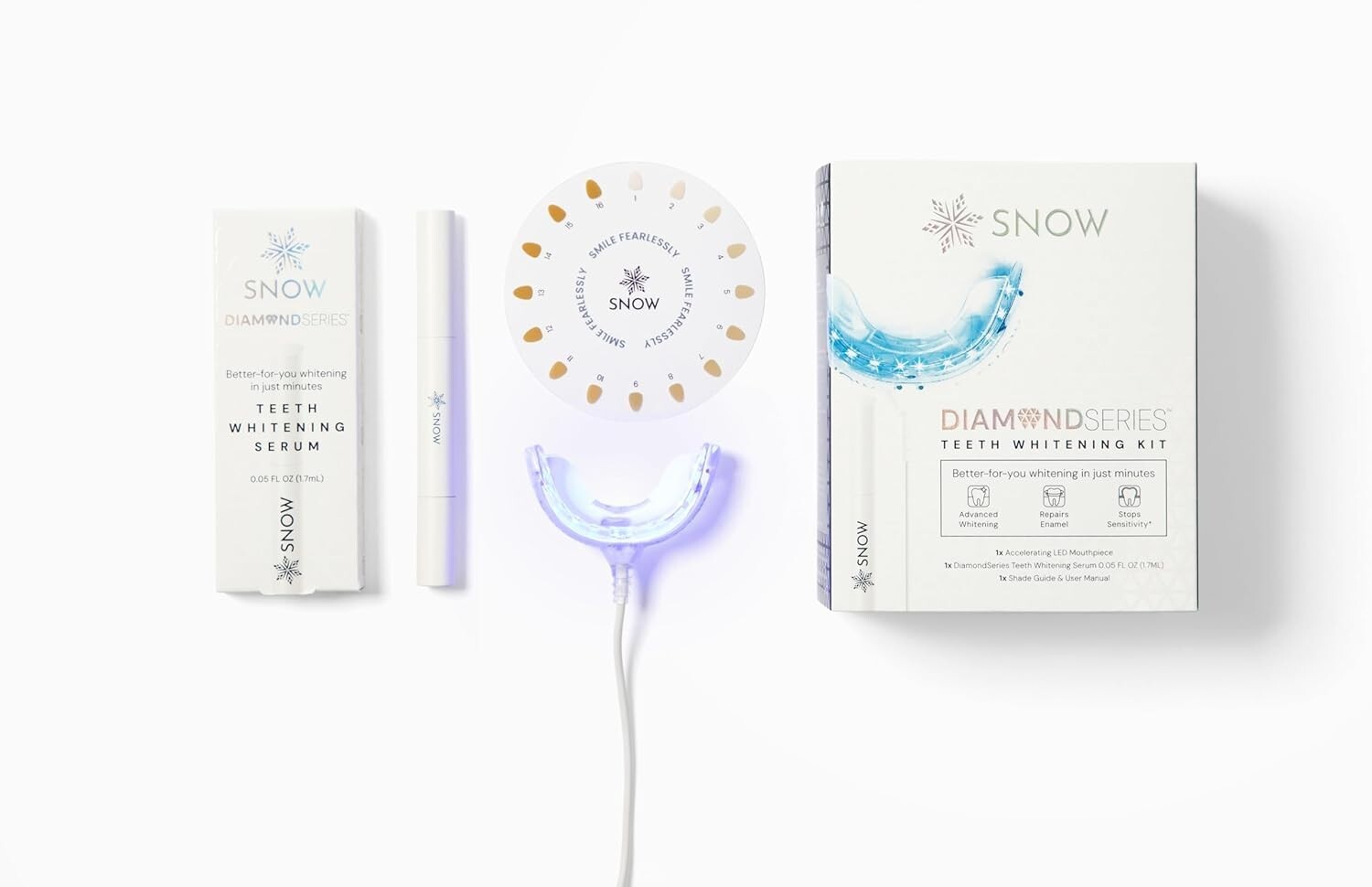 SNOW Diamond Series Teeth Whitening Kit Sealed New in Box Exp. 03/2027 ...