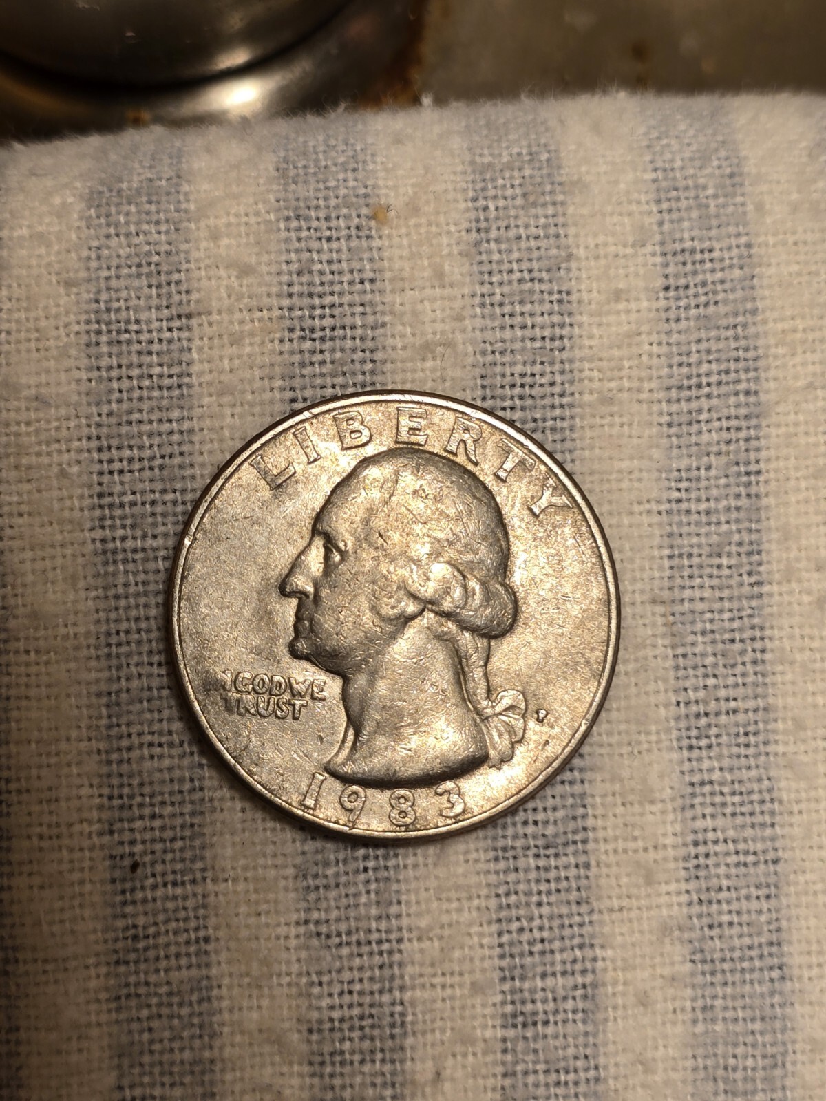 1983 Quarter With Errors And P Filled In And In 1983 The 9 Is Straight ...
