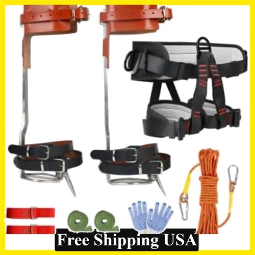 Tree Climbing Kit for Tree Work Gear & Equipment Spikes Arborist Climbing Spurs | eBay