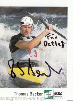 Thomas Becker TOP AK Original Signiert Kanu +A46396 | eBay.de