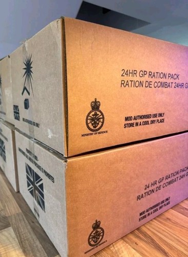 BRITISH ARMY MILITARY 24HR RATIONS - FULL CASE - 10 x DAYS | eBay