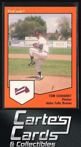 Tom Eckhardt 1989 ProCards Minor League Team Sets #2030 Idaho Falls ...
