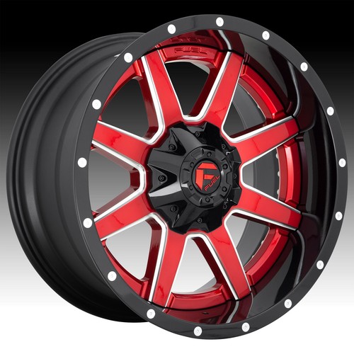 Fuel D250 Maverick Red Milled Black 20x10 6x135 / 6x5.5 -19mm ...