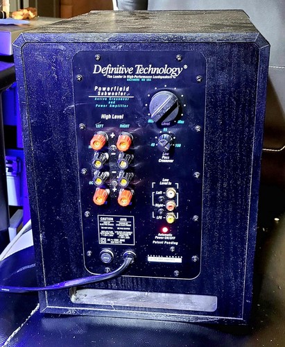 Definitive Technology Powerfield Subwoofer-Active Crossover & Power Amp ...