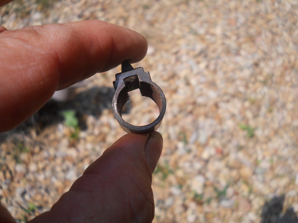 WW2 german G98/40 G98-40 rifle complete front sight mount base w screw ...