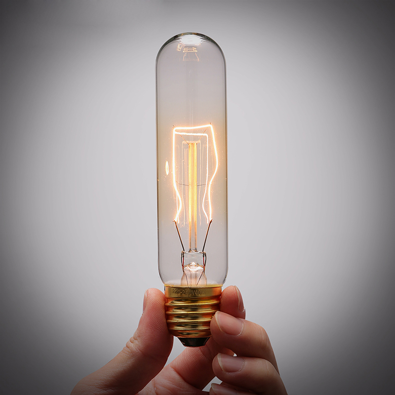 Vintage Filament Edison Bulb Industrial E27 ES B22 BC 40W 60W Retro ...