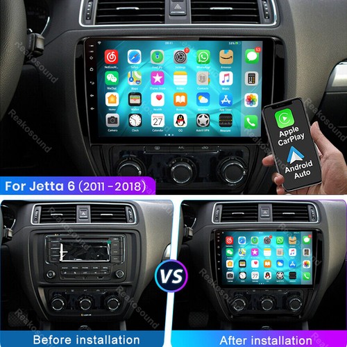 10" Car Radio Stereo Wireless Apple Carplay Android 13 For VW Jetta 6 ...