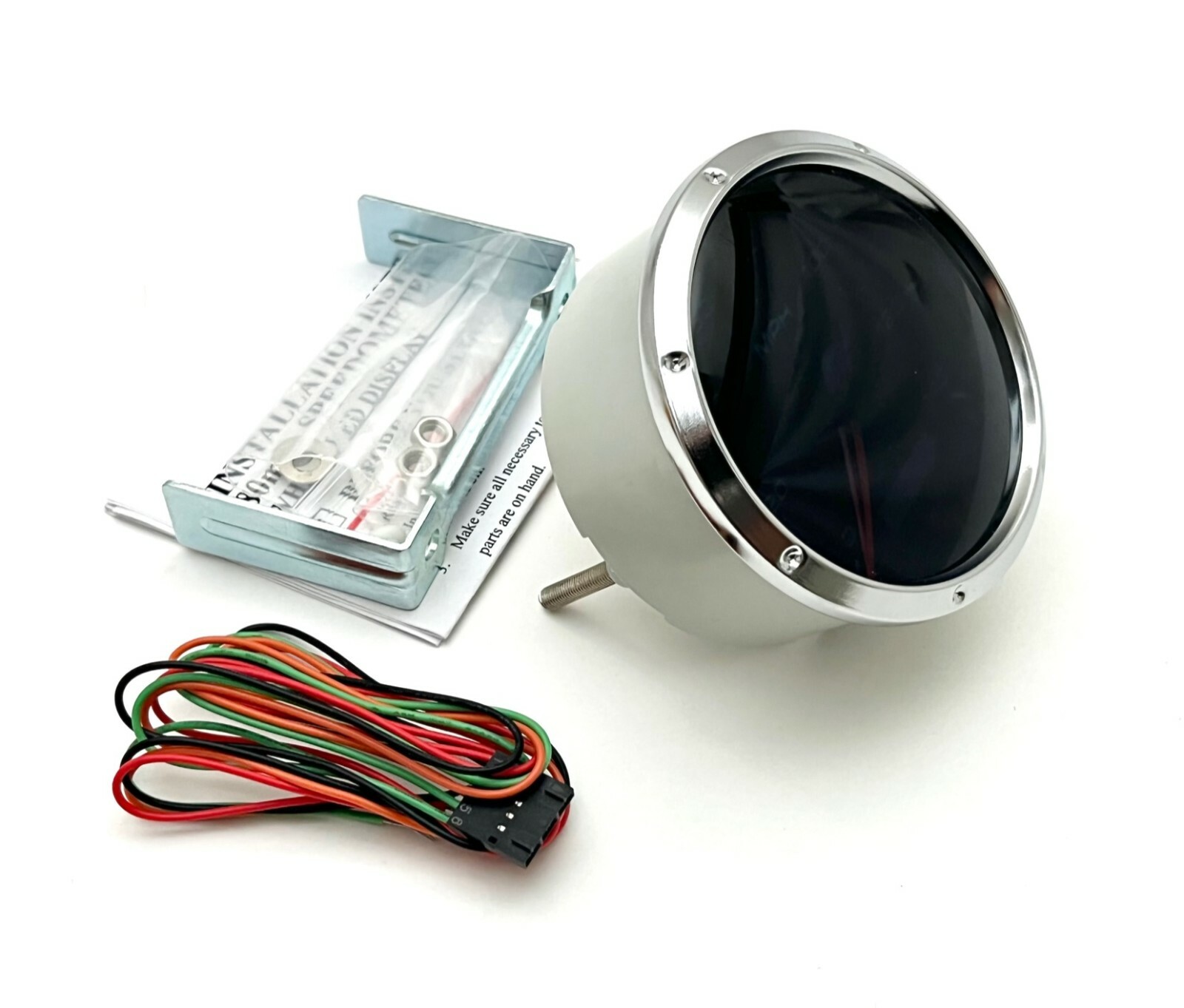 Universal 3-1/8" Speedometer Speedo Gauge Electronic Programmable 0-140 ...