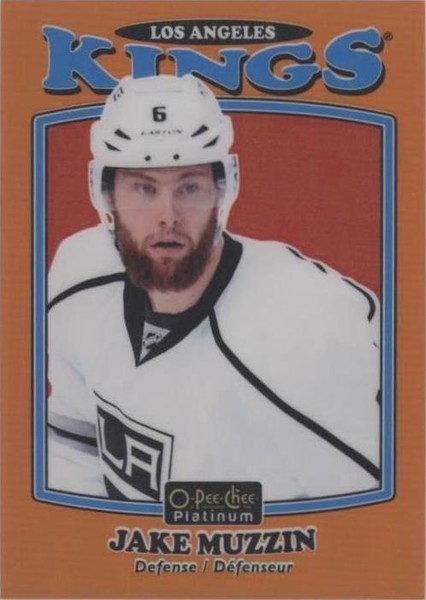 2016-17 O-Pee-Chee Platinum - Retro Orange Rainbow #R-13 Jake Muzzin ...