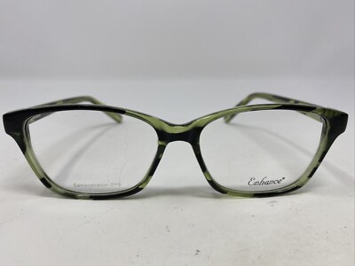 Enhance 3908 JADE MARBLE 54-15-145 Green Plastic Full Rim Eyeglasses ...
