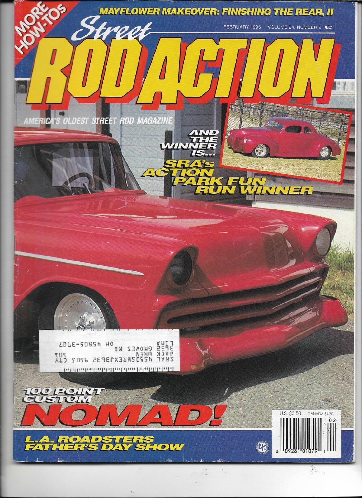 STREET ROD ACTION MAGAZINE-----FEBRUARY 1995 | eBay
