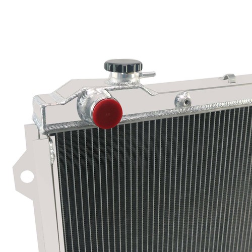 4 Row Radiator For 90-1998 Toyota Land Cruiser HDJ80 HZJ80 1HZ 1HD 4.2L ...