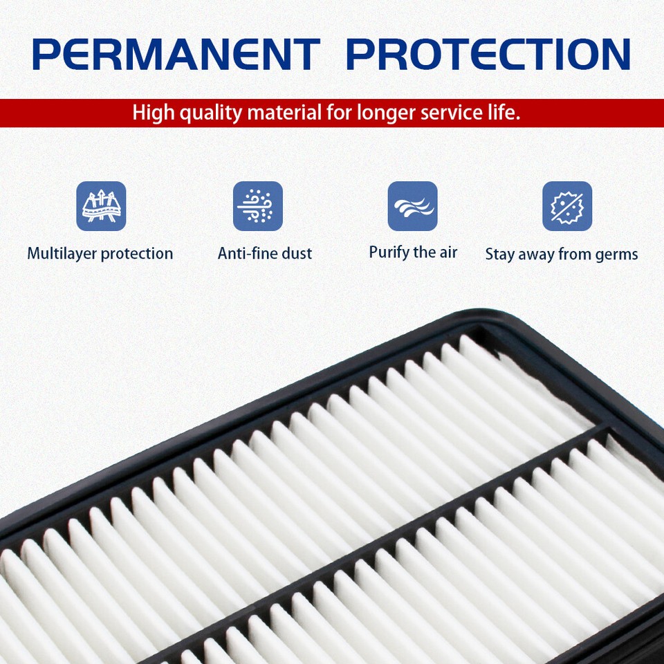 2x Engine Air Filter For Lexus GX470 Toyota 4Runner Land Cruiser Tundra ...