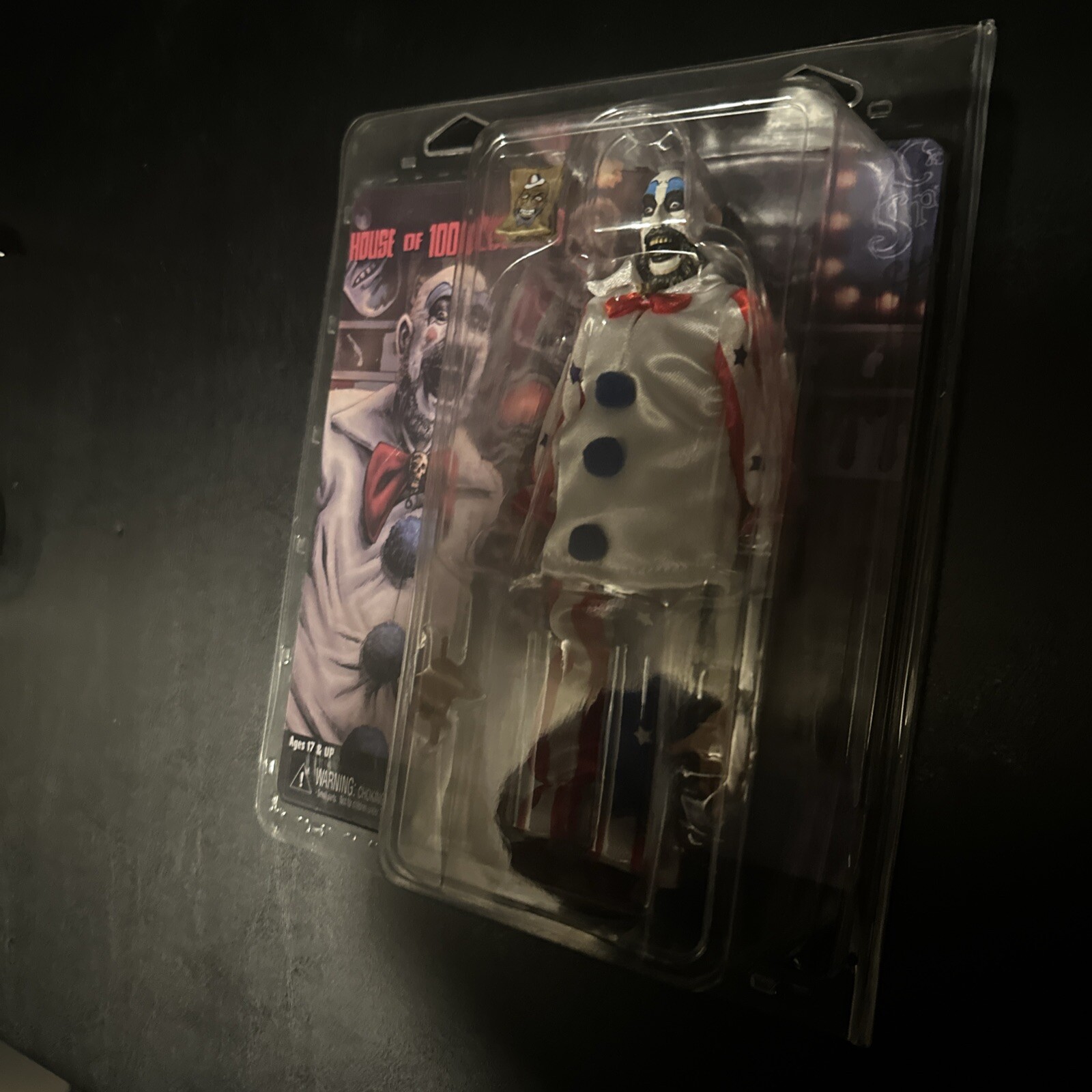 NECA HOUSE OF 1000 CORPSES CAPTAIN SPAULDING 8” 2003 Clothed Retro NEW ...