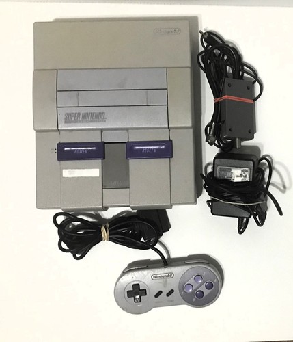 Super Nintendo SNES System Console OEM Coax Cable Power Supply ...