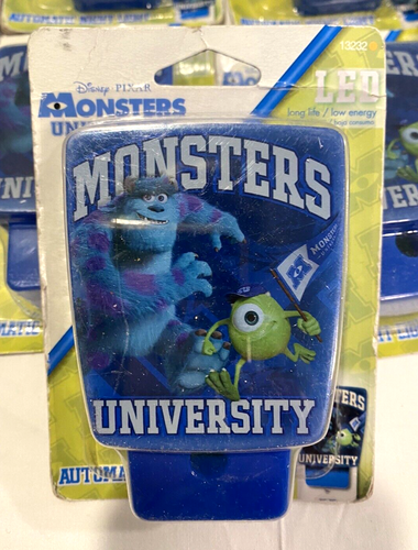 Disney Monster's University LED Automatic Night Light NIB Kids Security ...