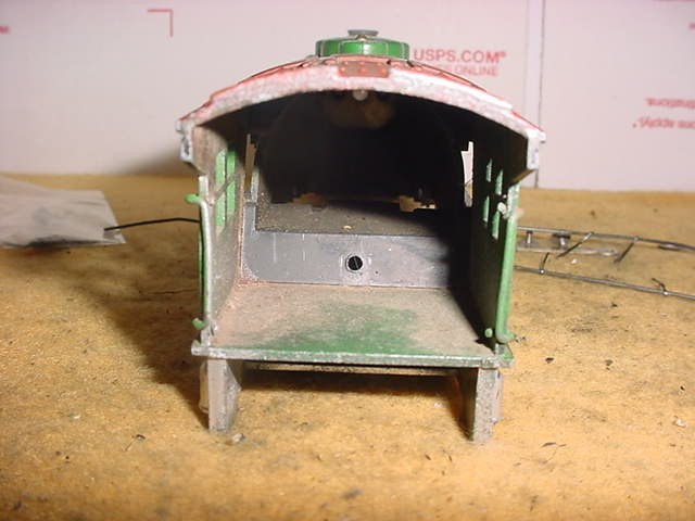 MARX PARTS O27 TRAINS 333 ENGINE SHELL FOR PARTS OR ASSEMBLY NOT ...