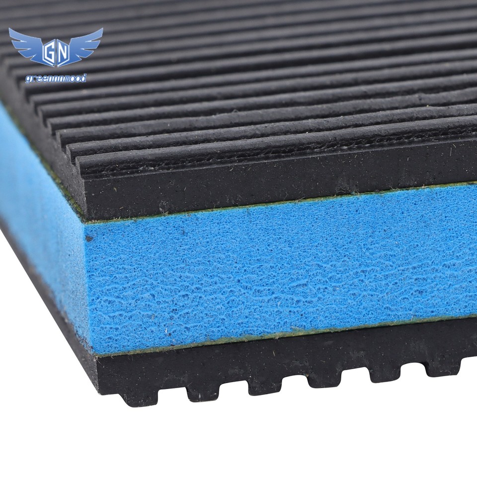 8Pcs Anti Vibration Pads 6" × 6" × 7/8" Sound Isolation Ribbed Rubber ...