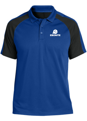 Ebonite Bowling Tournament Polo Royal/Black | eBay