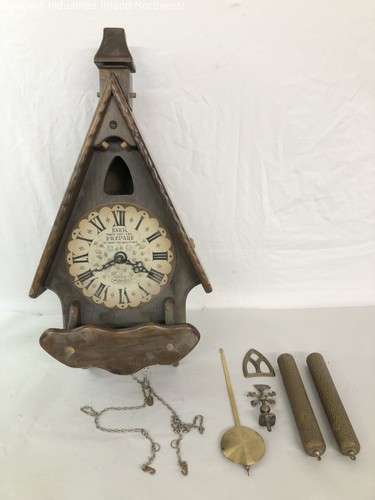 Vintage New England Clock Hark What's The Cry Wall Clock with Pendulum ...