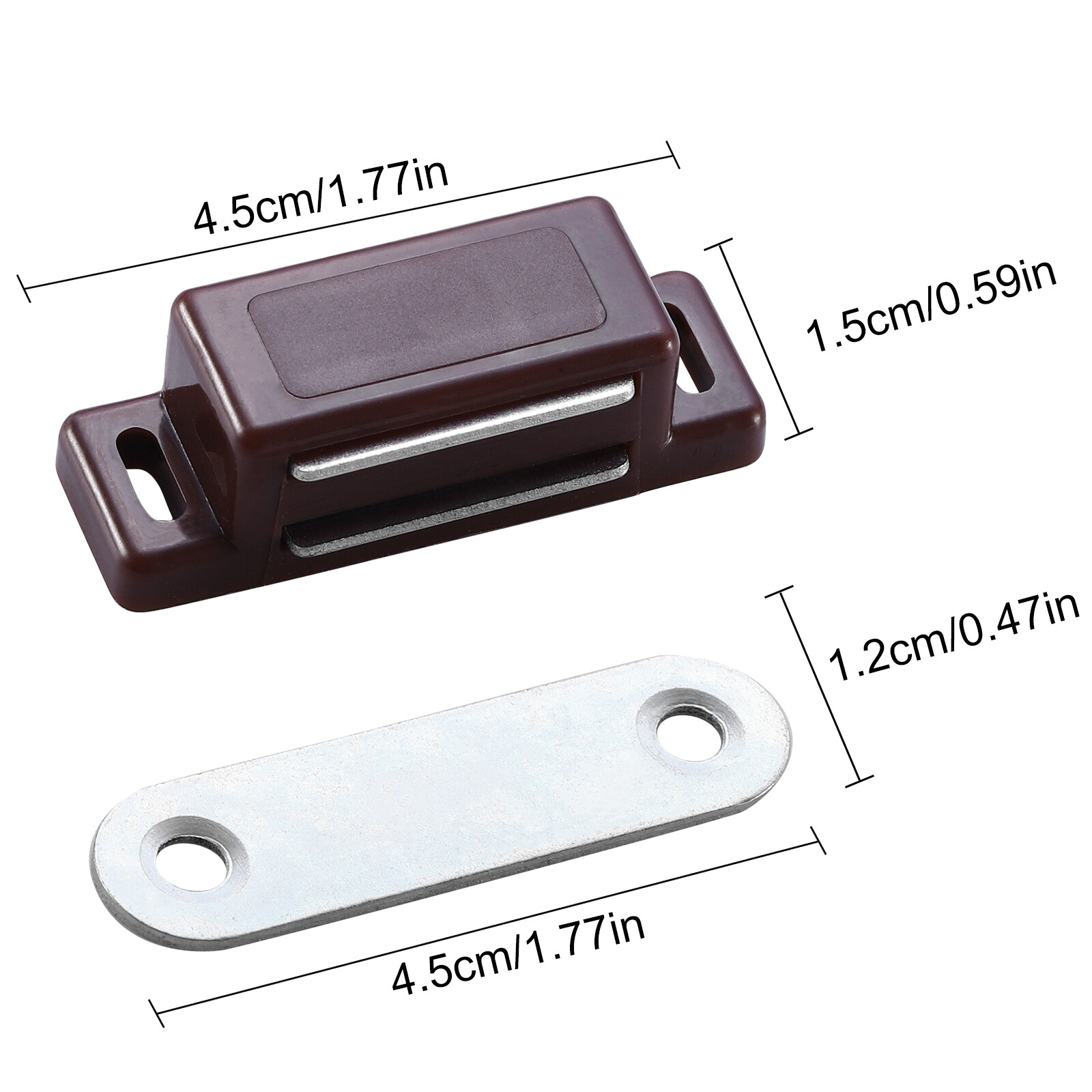 Magnetic Cabinet Door Latch Closures Kitchen Cabinet Wardrobe Cupboard ...