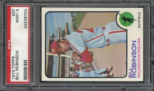 1973 TOPPS #37 BILL ROBINSON PSA 9 PHILLIES *B73165 | eBay