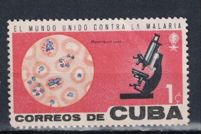 Caribs Science Malaria Microscope stamp 1948 A-4 | eBay