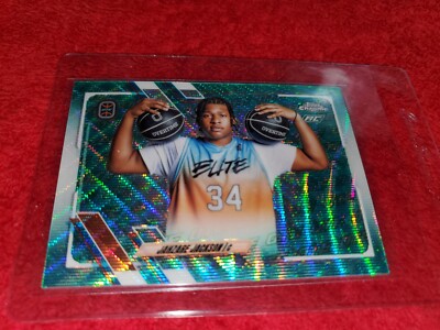 2021-22 TOPPS CHROME OVERTIME OTE #86 JAHZARE JACKSON AQUA WAVE 192/199 ...