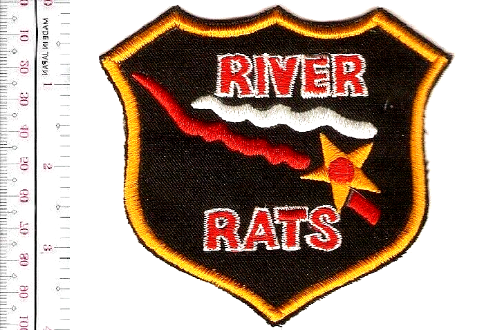 US Navy USN Vietnam River Rats Shield Riverine Force River Rat Shield ...