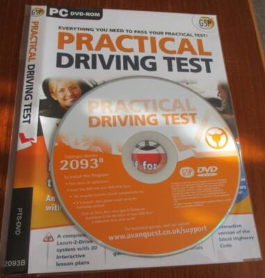 Practical Driving Test Pc DVD Rom Gsp DVD Driving New DVD Free UK P&P ...